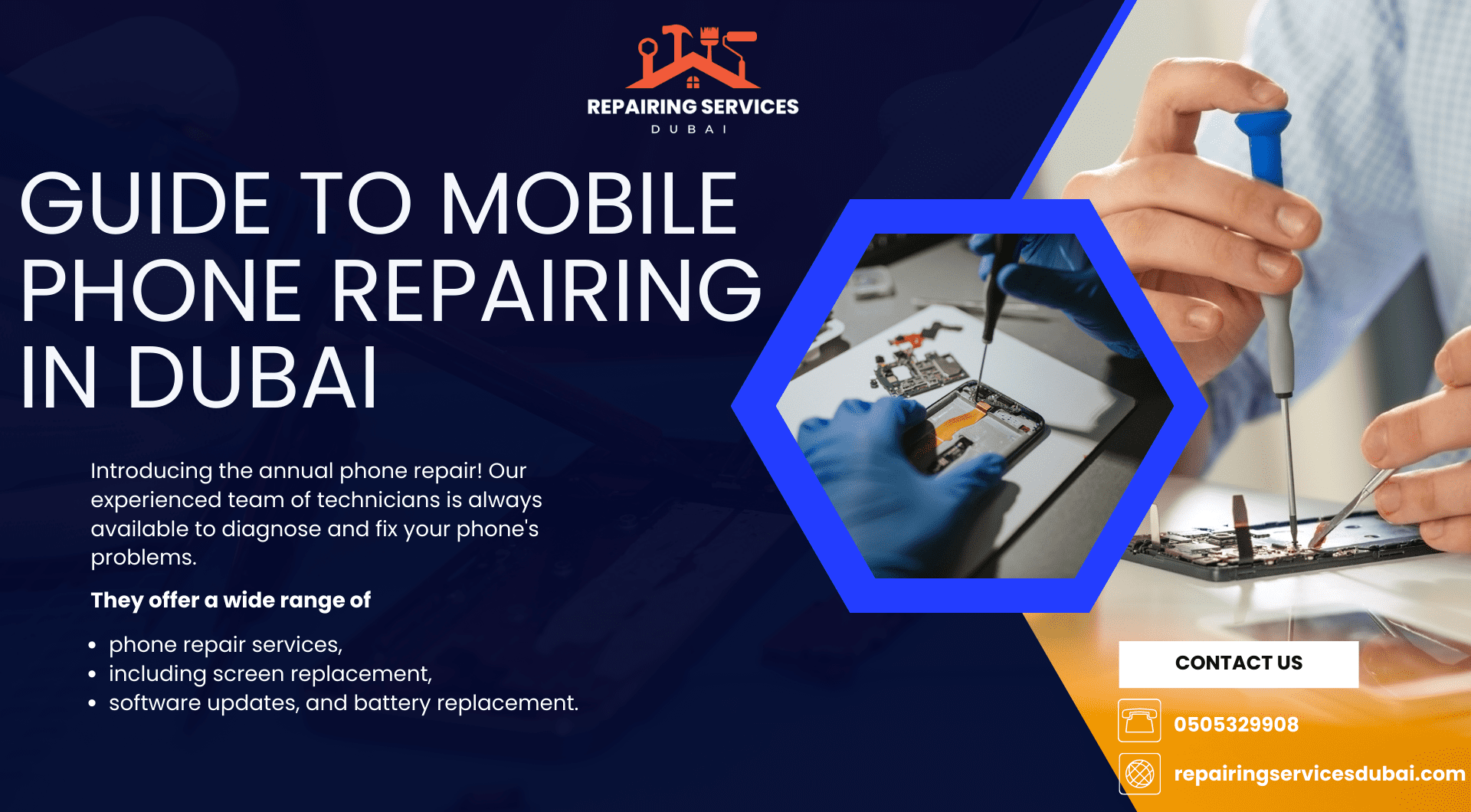 Guide to Mobile Phone Repairing In Dubai | 0505329908 | RSD
