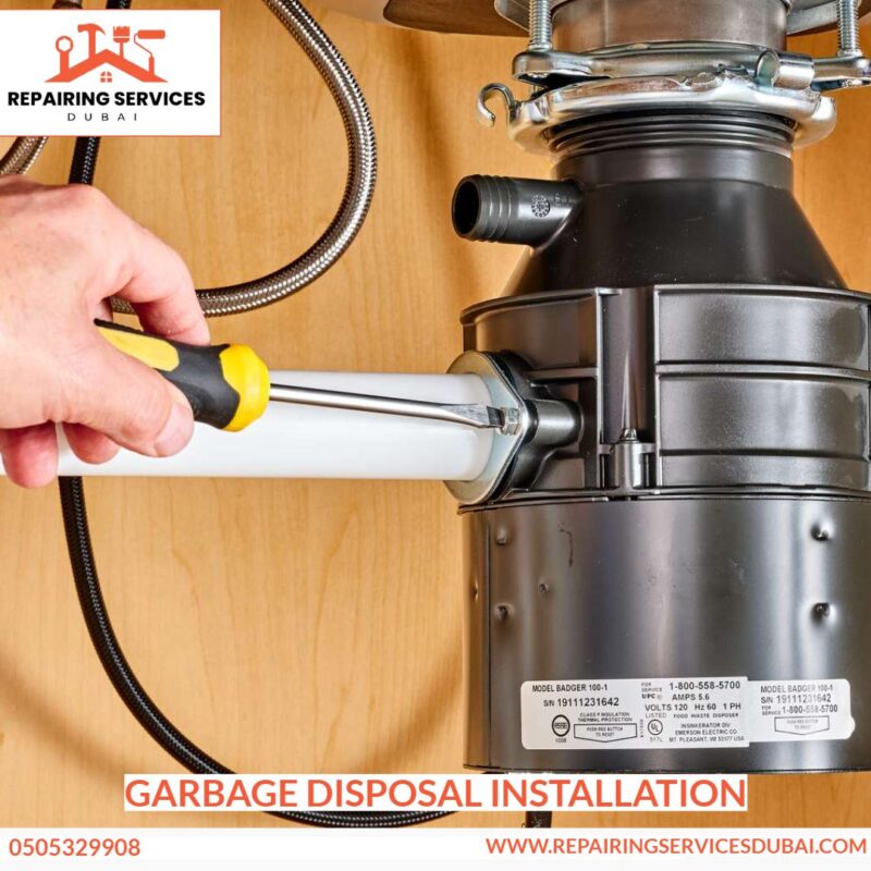 Garbage Disposal Installation - 0505329908 - RSD