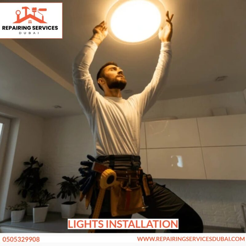 Lights installation - 0505329908 - RSD - Electrical Services