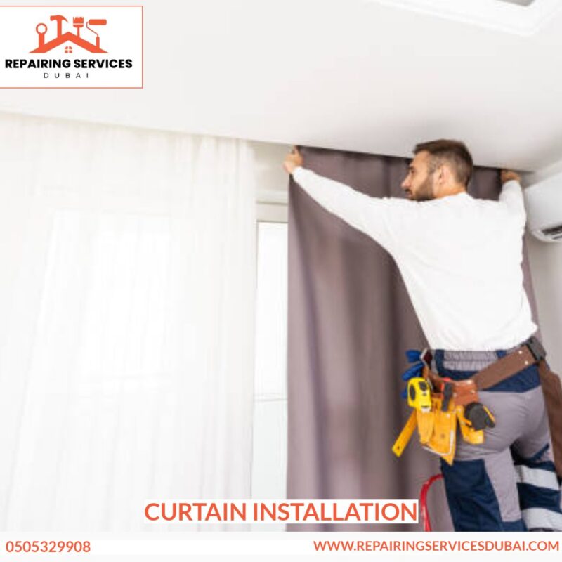 Curtain Installation - 0505329908 - RSD - Handyman Services